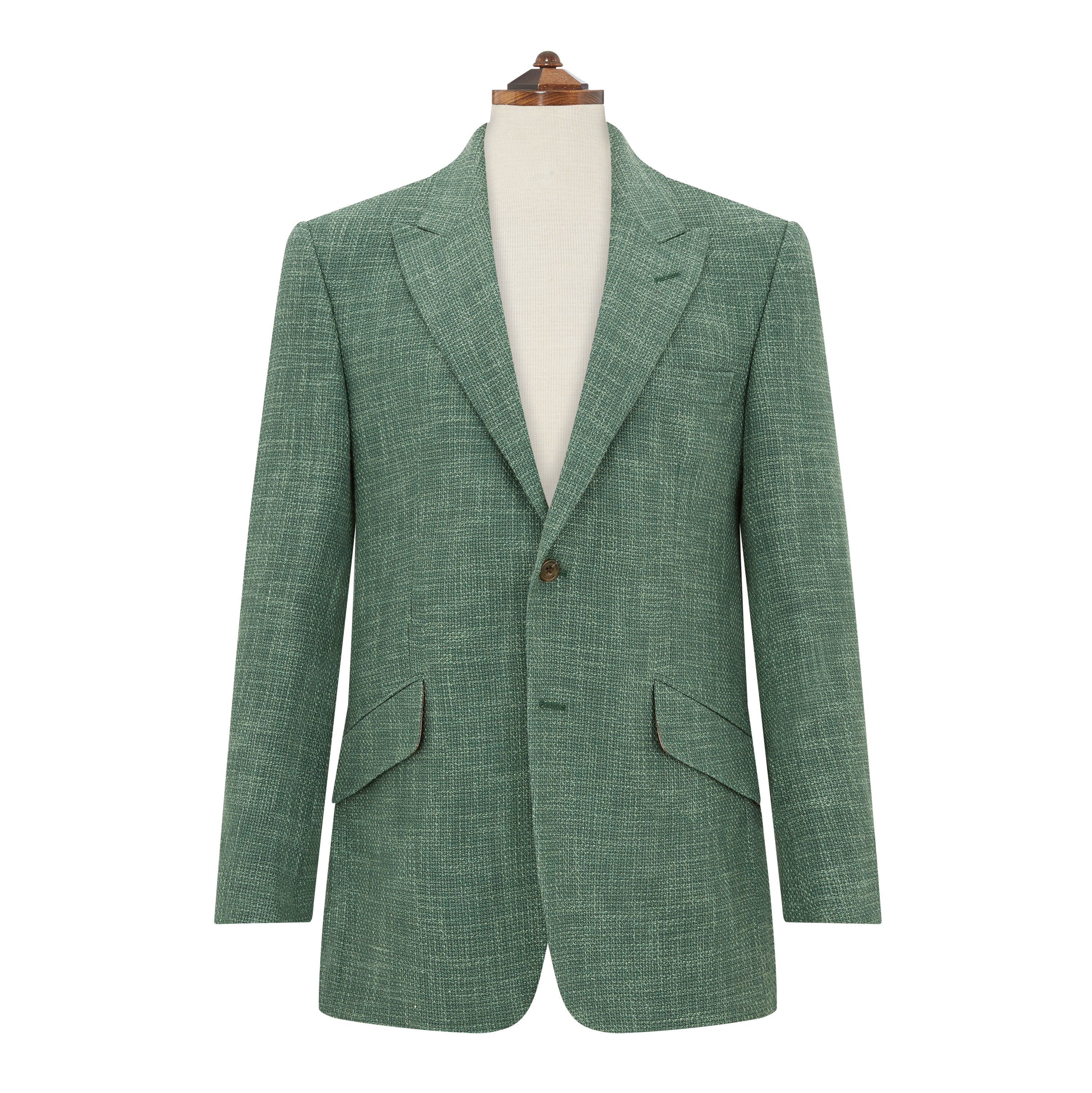 Ede & Ravenscroft | Faulkner Hopsack Jacket | Pale Green
