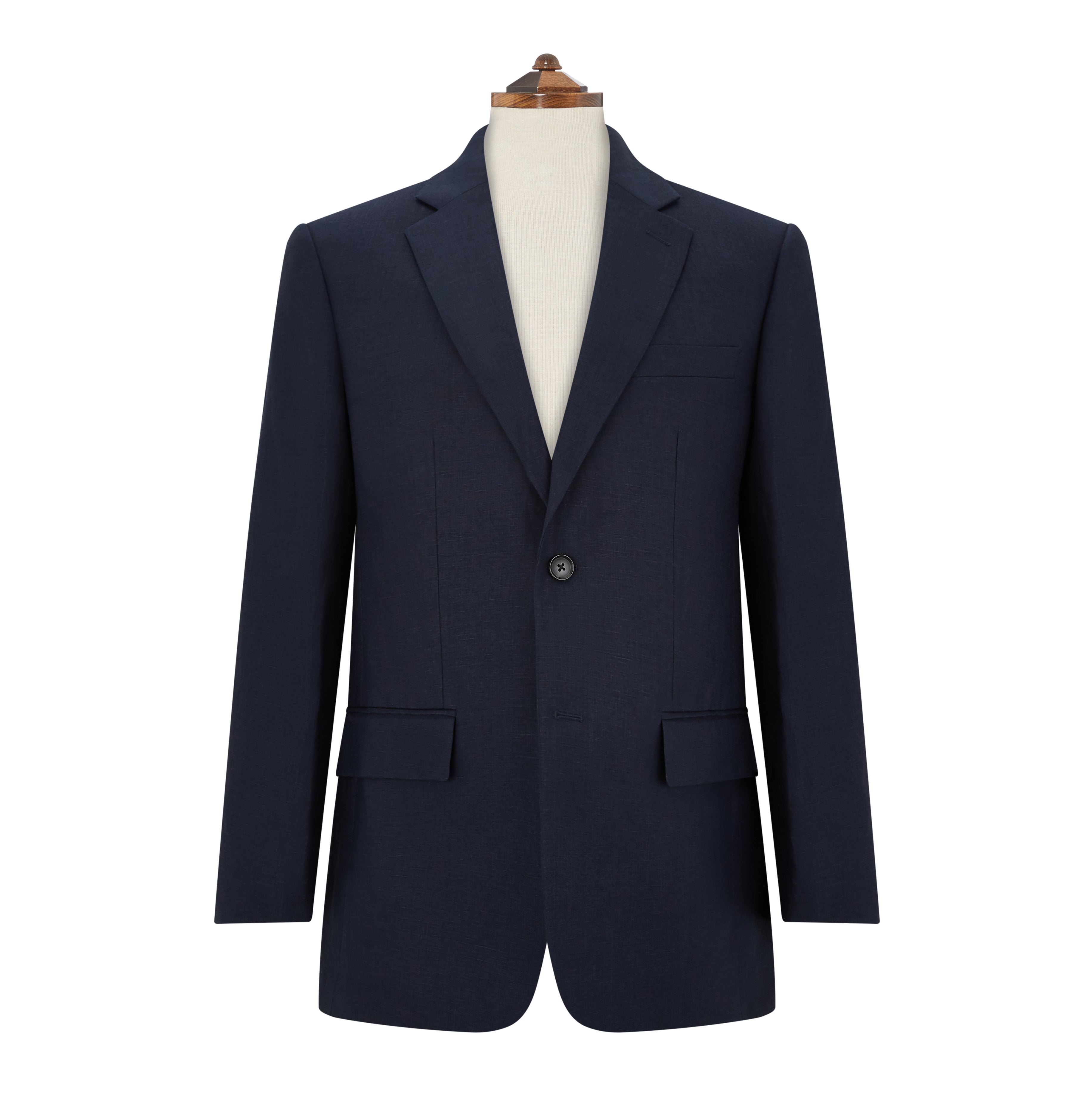 Ede & Ravenscroft | William Linen Jacket | Navy
