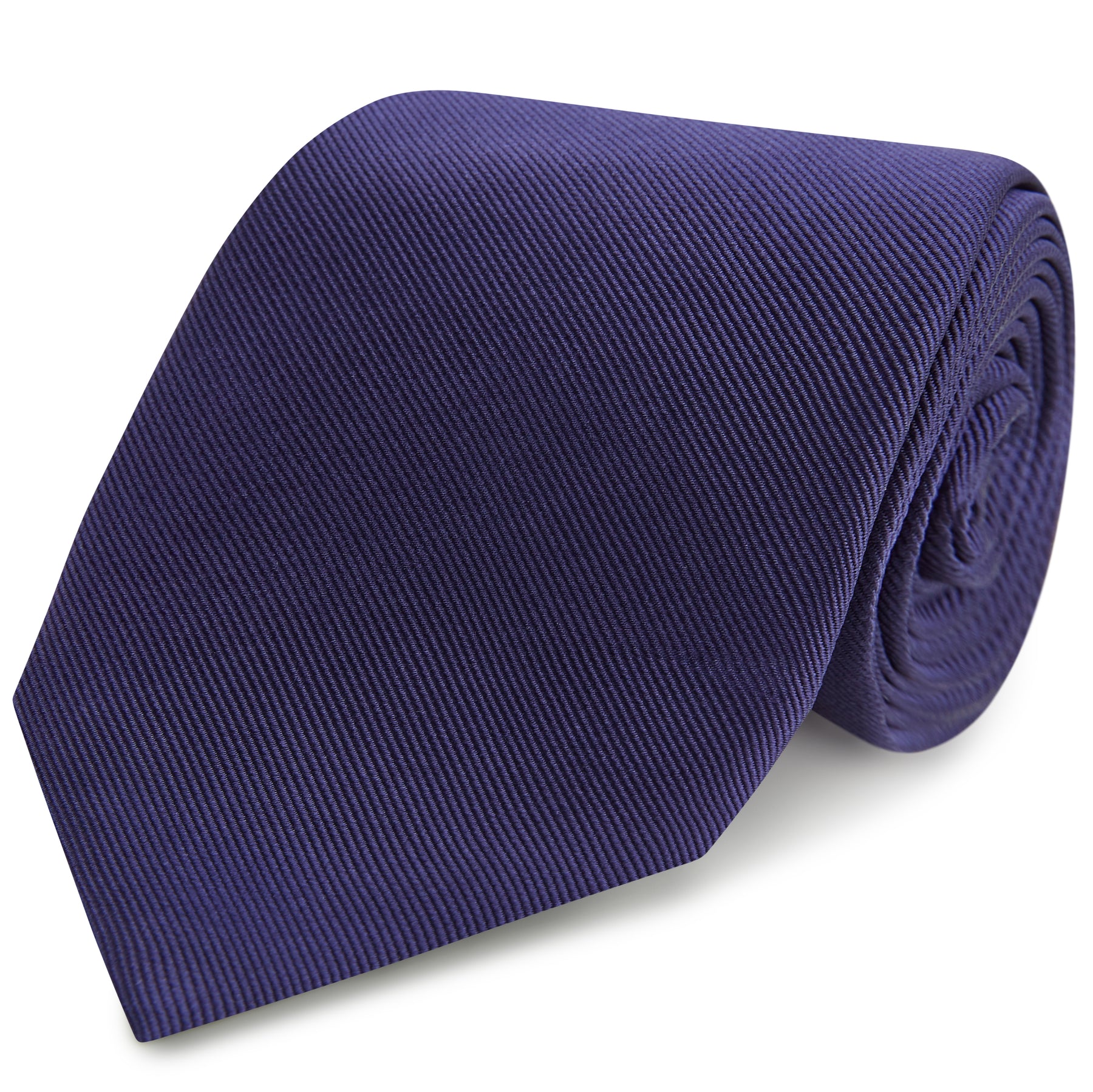 Ede & Ravenscroft | Heavy Twill Woven Silk Tie |Navy