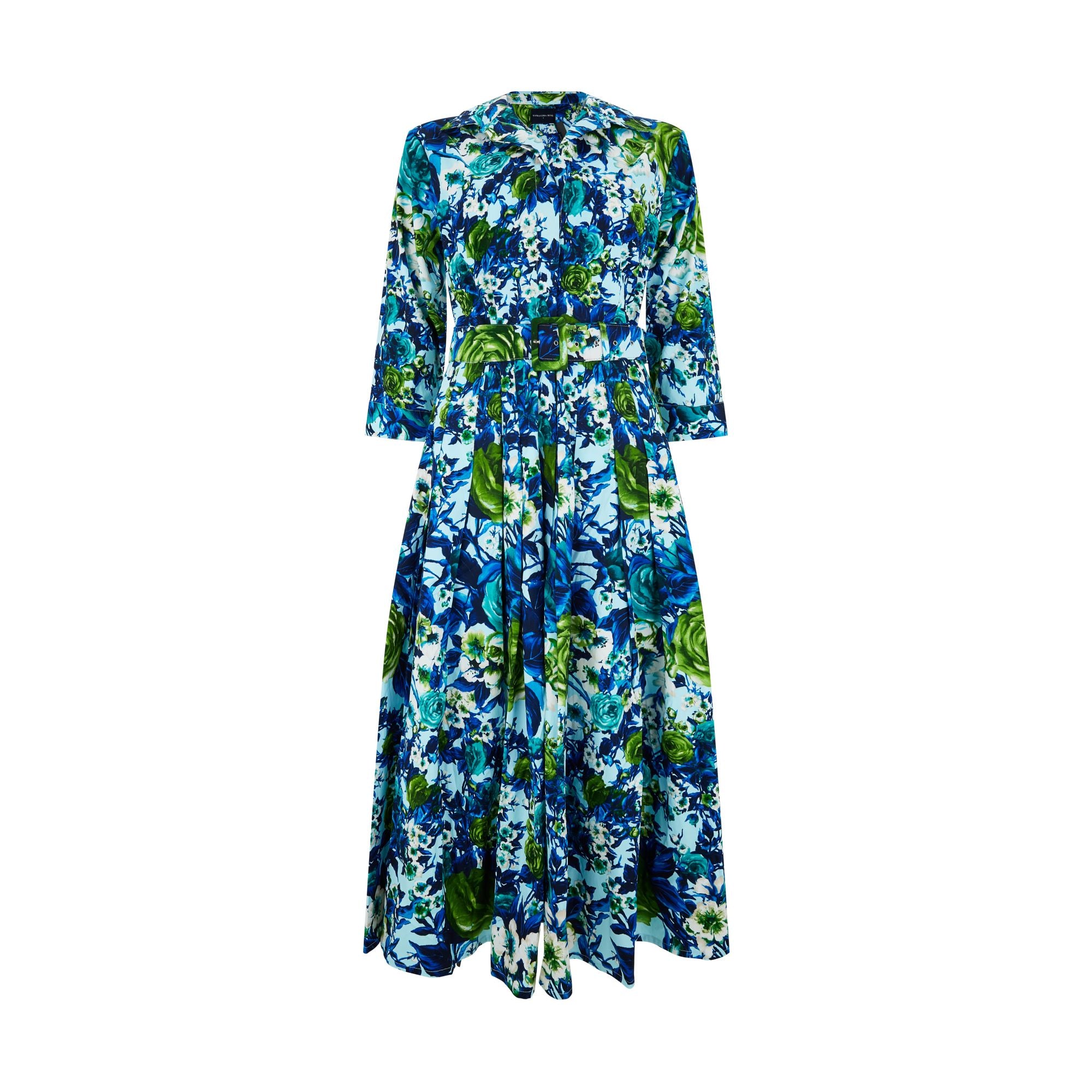 Ede & Ravenscroft | AUDREY 4 ROSE GARDEN SMALL DRESS | BLUE