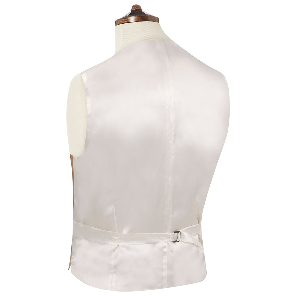Ede & Ravenscroft | Hayward Royal Gaberdine Wool Waistcoat | Buff
